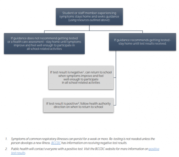 Appendix - symptoms flow chart - Vernon Christian School